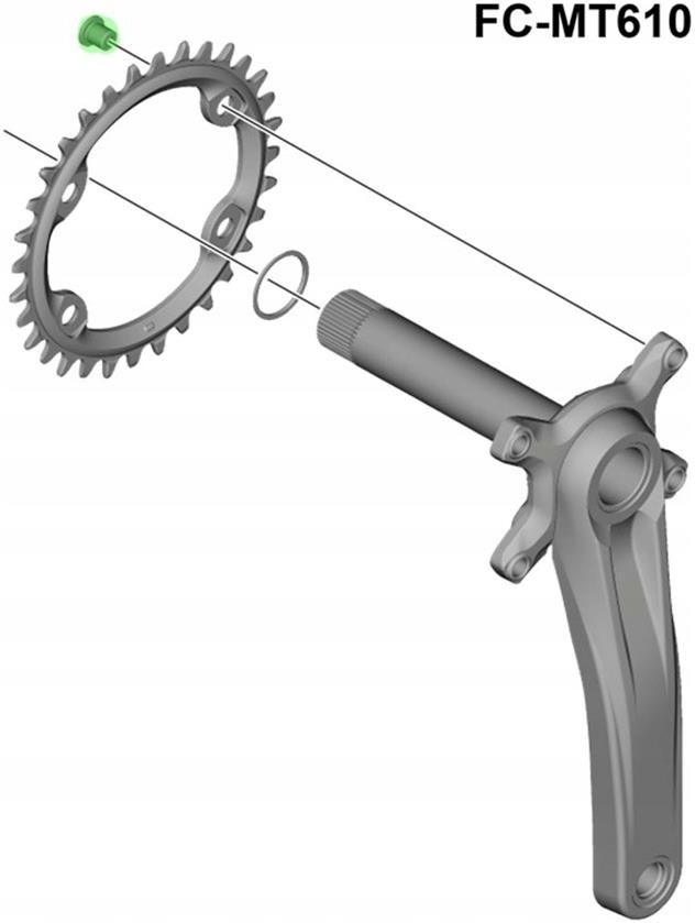 Shimano Fc-Mt600-2/Mt610 Śruby Do Zębatek Korby 4 Y1RD98030 - Ceny i ...