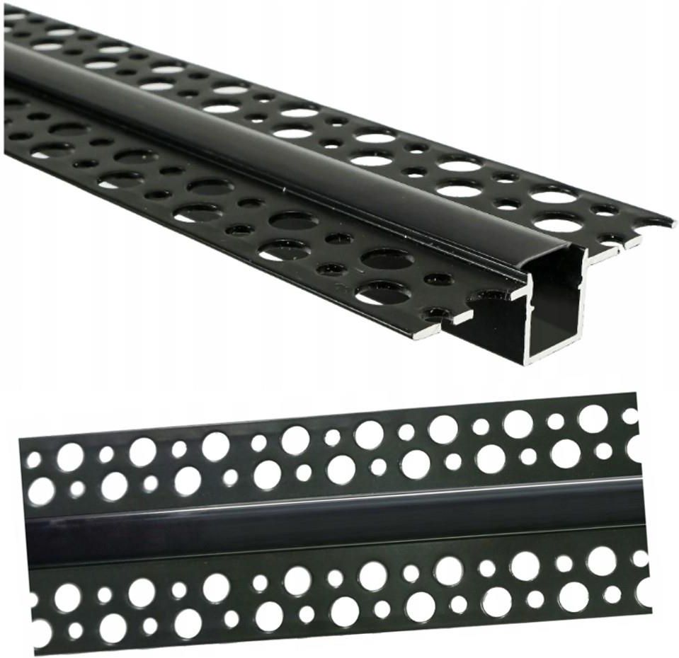 PROFIL LED CZARNY DO SZPACHLOWANIA DO PŁYT KG 2M - Opinie i atrakcyjne ...