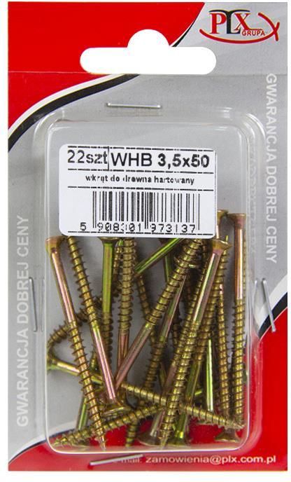 Prolex Wkręt Hartowany Do Drewna 3,5x50 22szt. WHB35050 - Opinie i ceny na Ceneo.pl