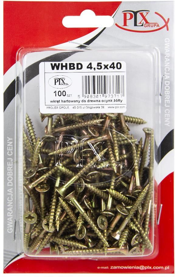 Prolex Wkręt Hartowany Do Drewna 4,5x40 WHBD45040 - Opinie i ceny na ...