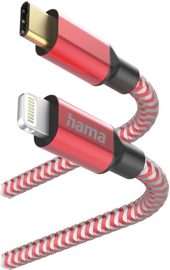 Hama Reflected USB-C - Lightning 1,5m czerwony (201562) - Opinie i ceny ...
