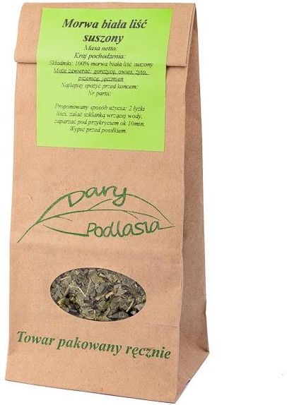 Dary Podlasia Morwa Biała Liść Zioła 200G - Opinie i ceny na Ceneo.pl