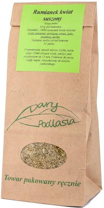 Dary Podlasia Rumianek Kwiat Zioła 200G - Opinie i ceny na Ceneo.pl