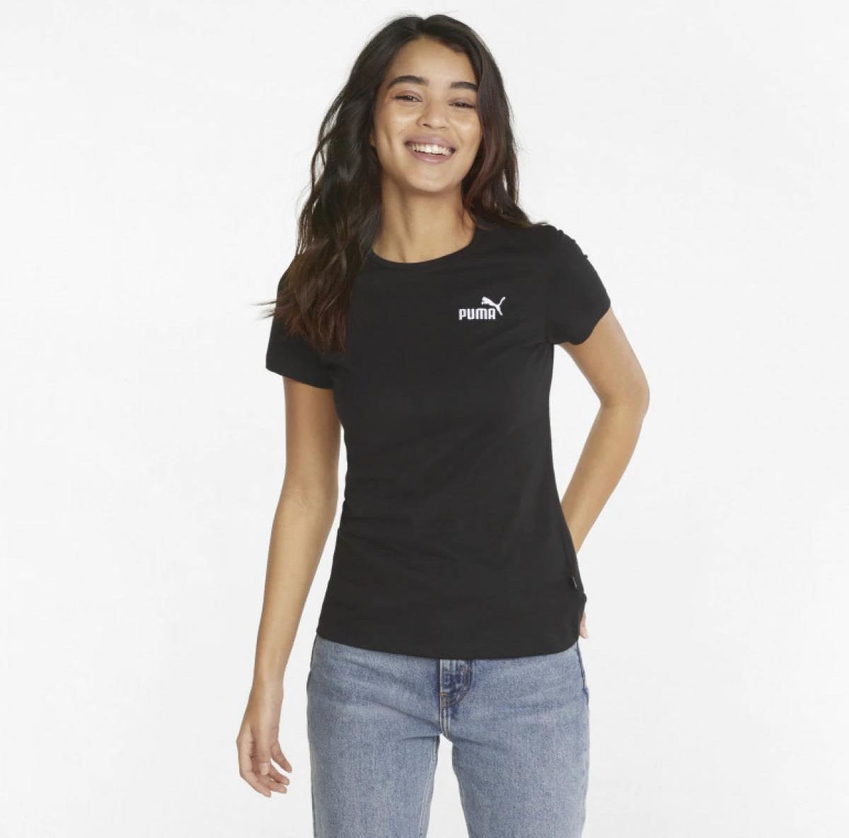 Damski t-shirt basic PUMA ESS+ Embroidery Tee - Ceny i opinie - Ceneo.pl
