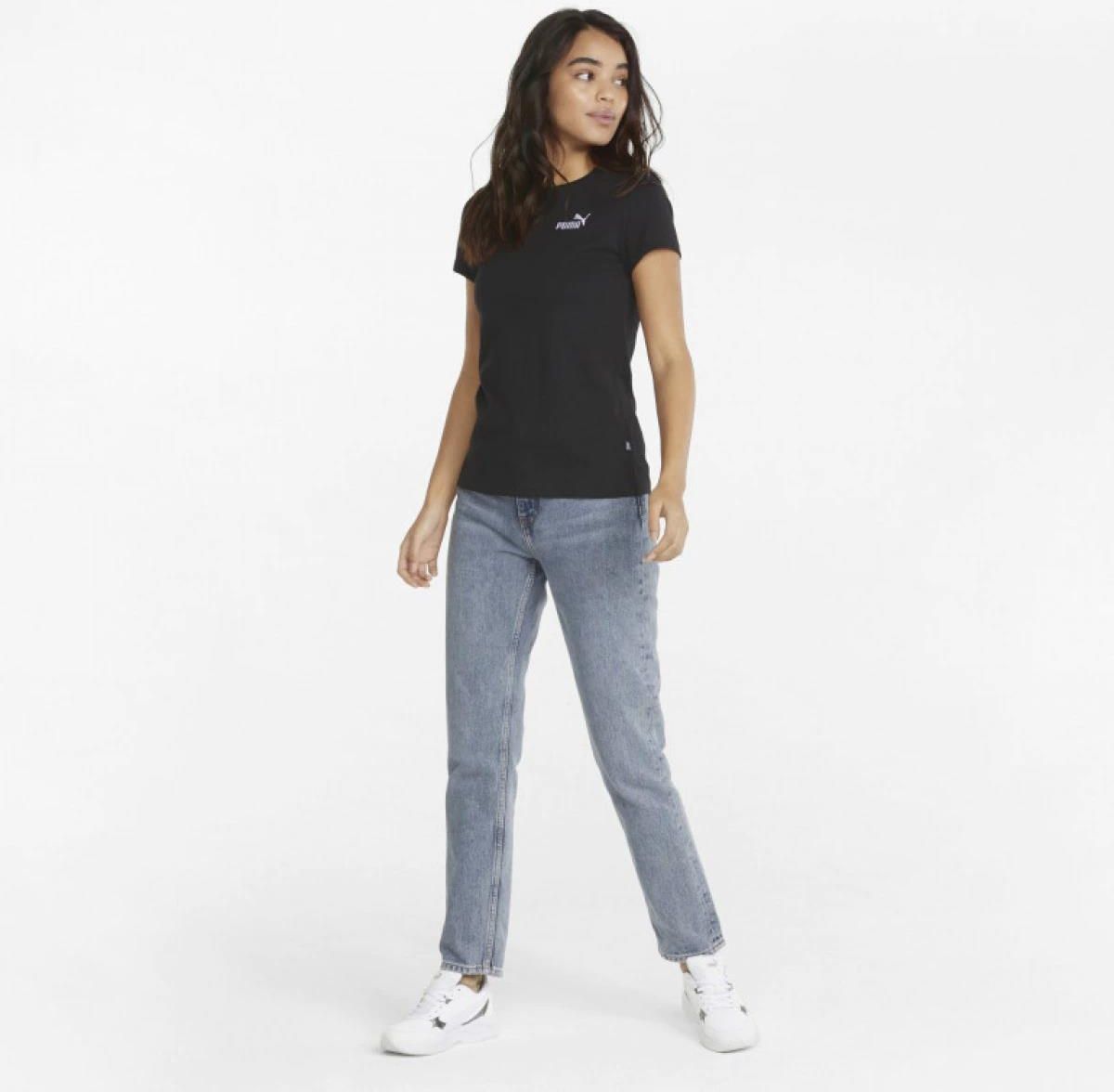 Damski t-shirt basic PUMA ESS+ Embroidery Tee - Ceny i opinie - Ceneo.pl