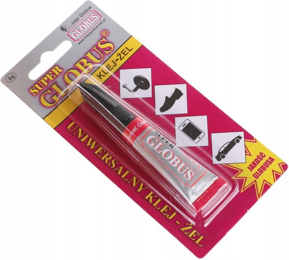 Klej KLEJ Żel Super Globus Szybkoschnący Uniwersalny 2g - Opinie i ceny ...