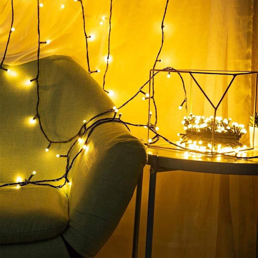 LAMPKI CHOINKOWE Świąteczne 500 led 20m NIEBIESKIE - Opinie i ...