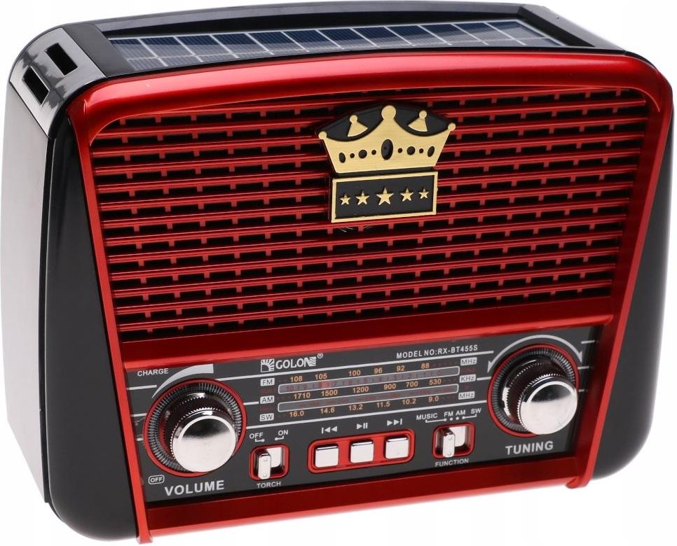 Radio Radio Głośnik Aku Latarka Bluetooth MP3 USB Solar 777 - Opinie i ...