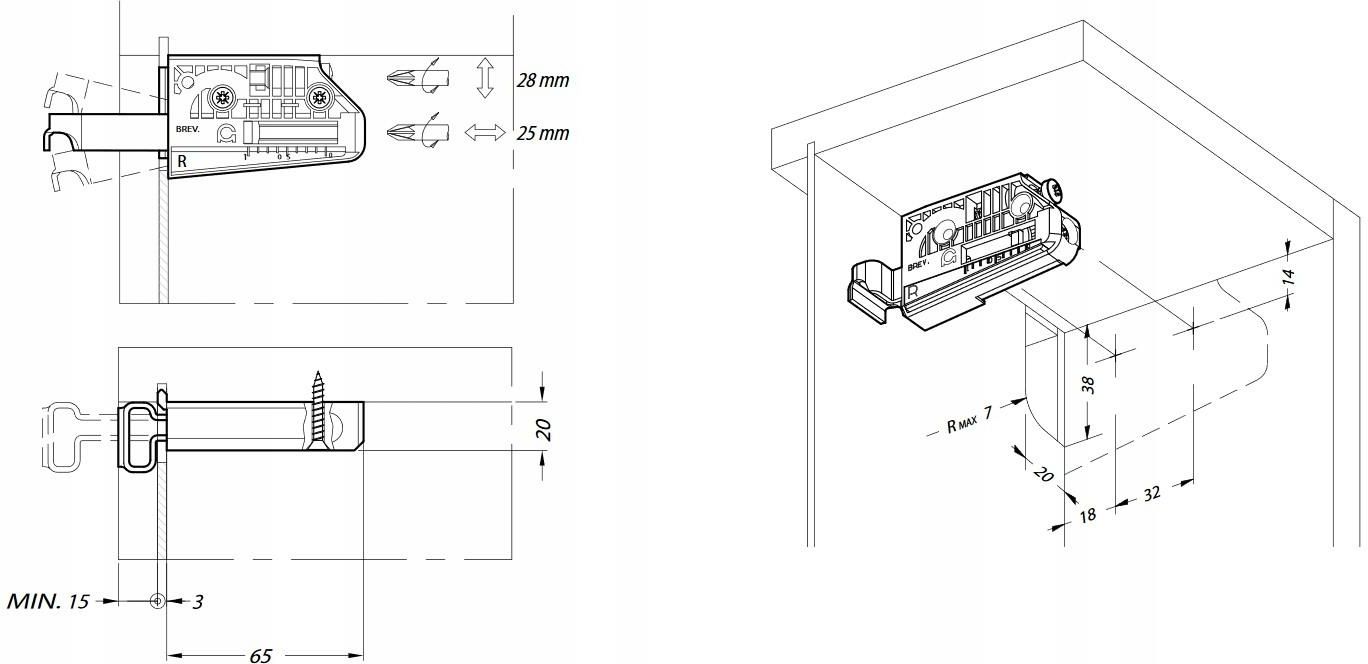 Hafele Zawieszka Camar 806 Zaślepka Biała +Płytka 2 Kpl - Opinie i ...
