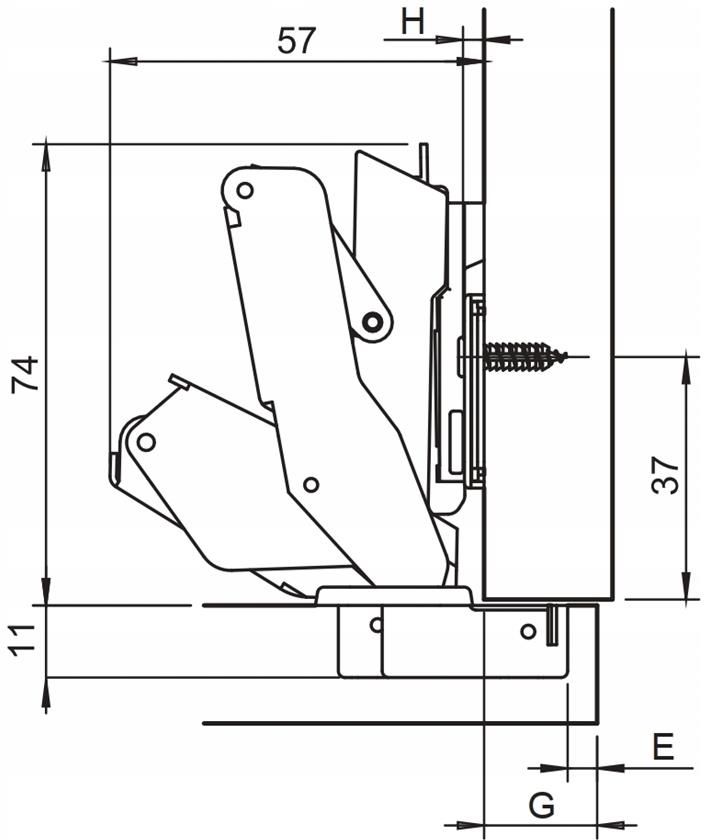 Hafele Zawias Z Ham. Wypin. 311.63.730 3D 155 St. - Opinie i atrakcyjne ...