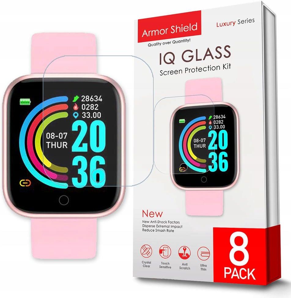 8Pack Szkło Hybrydowe Do L18 Smartwatch - Opinie i ceny na Ceneo.pl
