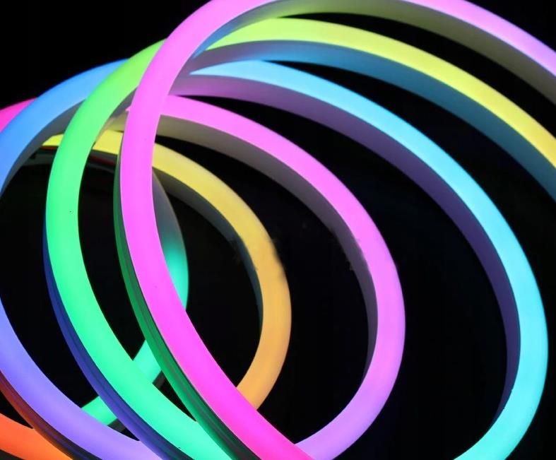 Led Expert Neon Ledowy 230V Rgb 10X20Mm Ip67 Cięcie Co 1M ...