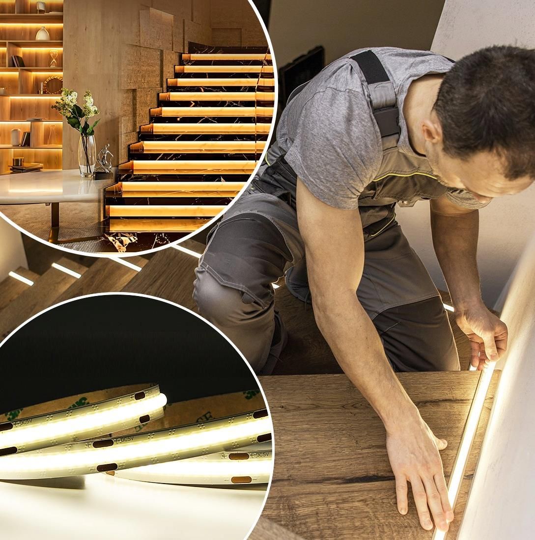 Ltc Mocna Taśma Led Cob Ciągła Linia Neon 5M 6000K 12V (L5122) - Opinie ...