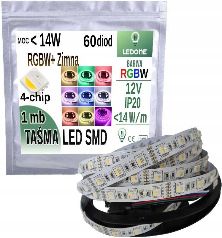 Led-One Taśma Led Premium Rgbw Cw 4In1 5050 Ip20 300D 1M (378A ...