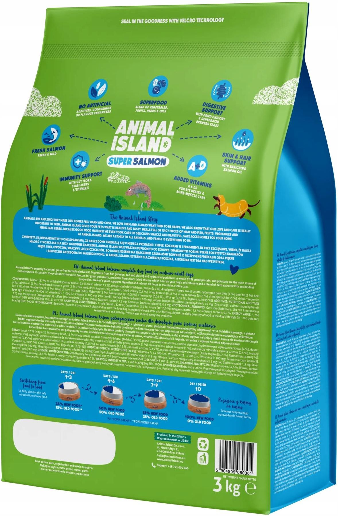Karma Animal Island Sucha Karma Dla Psa Łosoś 3kg - Ceny i opinie ...