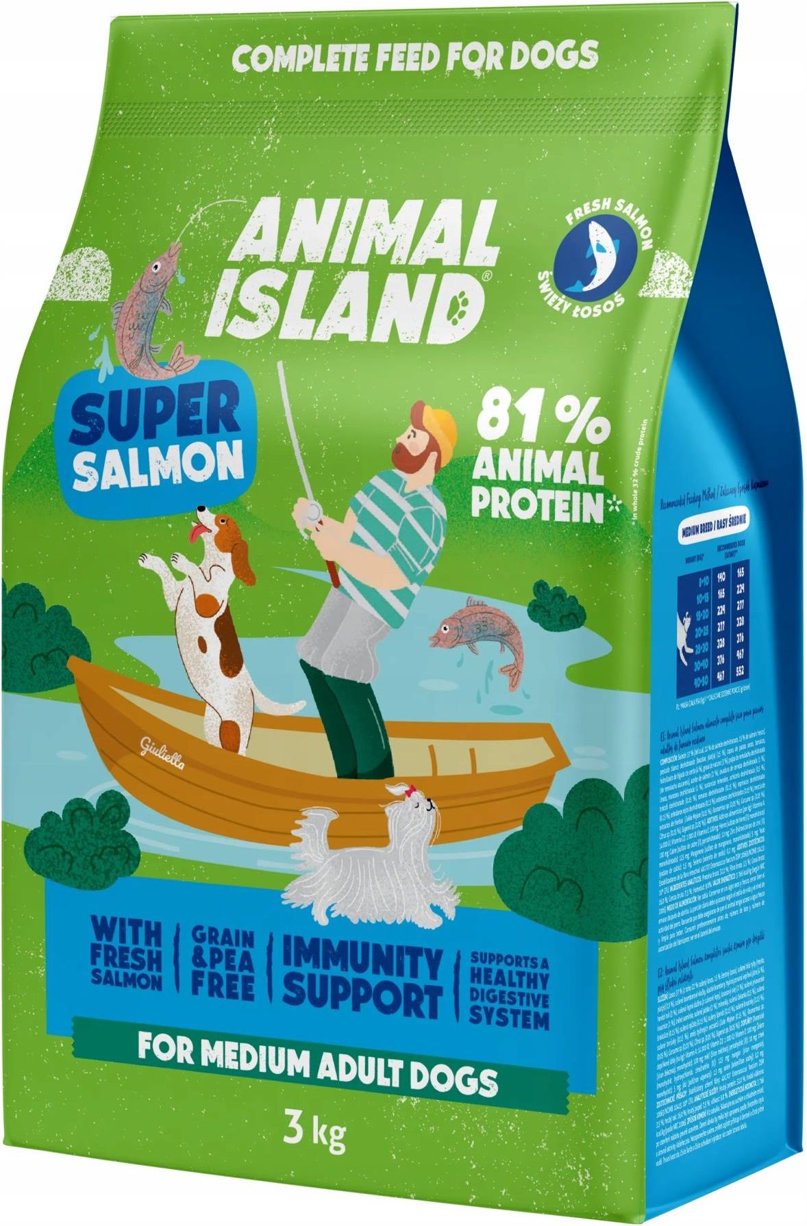 Karma Animal Island Sucha Karma Dla Psa Łosoś 3kg - Ceny i opinie ...