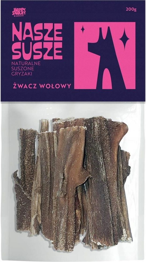 Karma Happy Snacky Nasze Susze Żwacz Wołowy 200G - Ceny i opinie - Ceneo.pl