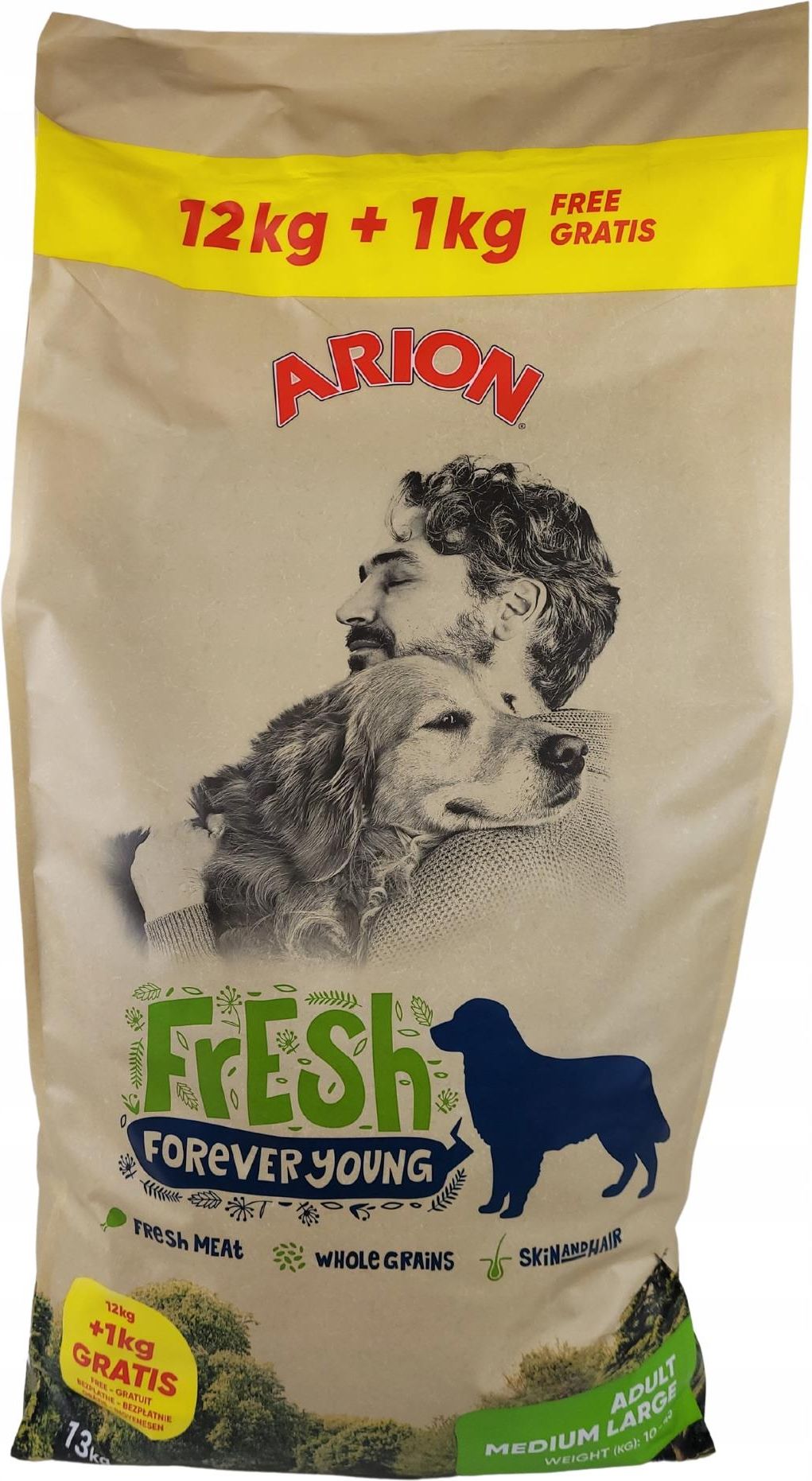 Karma Arion Karma Fresh Medium Large 12Kg+1Kg - Ceny i opinie - Ceneo.pl