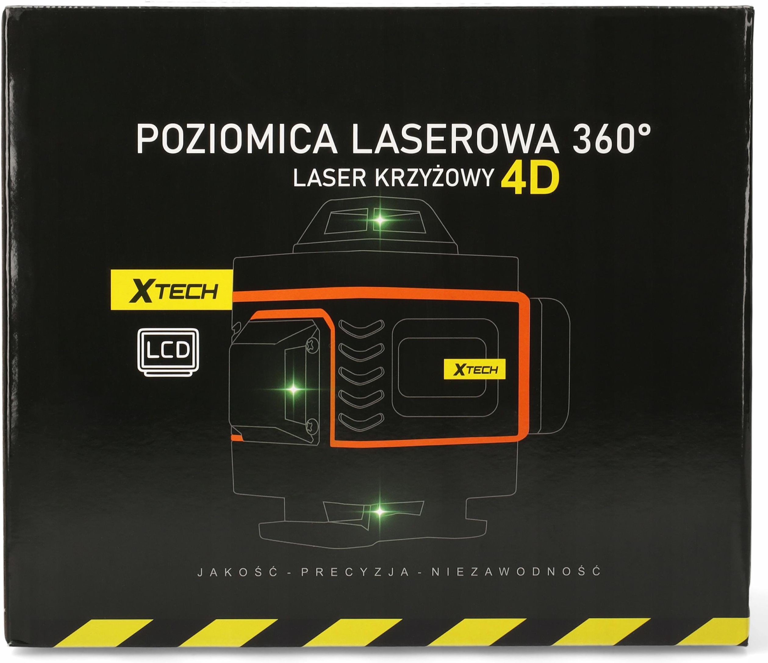 Poziomica Xtech Poziomica Laserowa Xtech 360° Laser Krzyżowy 4D - Opinie i ceny na Ceneo.pl