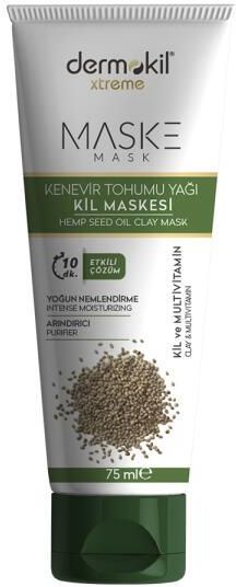 Maseczka Dermokil Hemp Seed Oil Clay Mask Maseczka Z Glinką Olejem ...