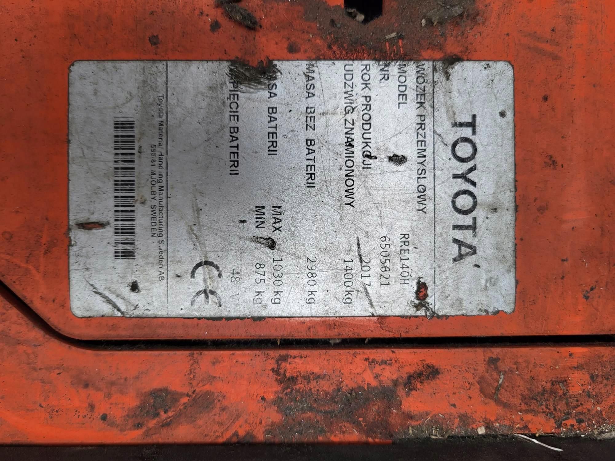 BT RRE140 H Toyota rok 2017 z Polski salon - Opinie i ceny na Ceneo.pl