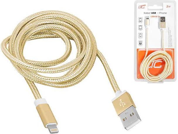 Ps Kabel Usb -Iphone 2M, Złoty. (1Lm) - Kable - Opinie i ceny na Ceneo.pl