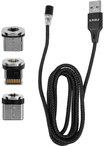 Ps Kabel Usb Jxl-081, Magnetyczny, 3W1 Micro Usb/Typec/Iphone, 1,2 M ...