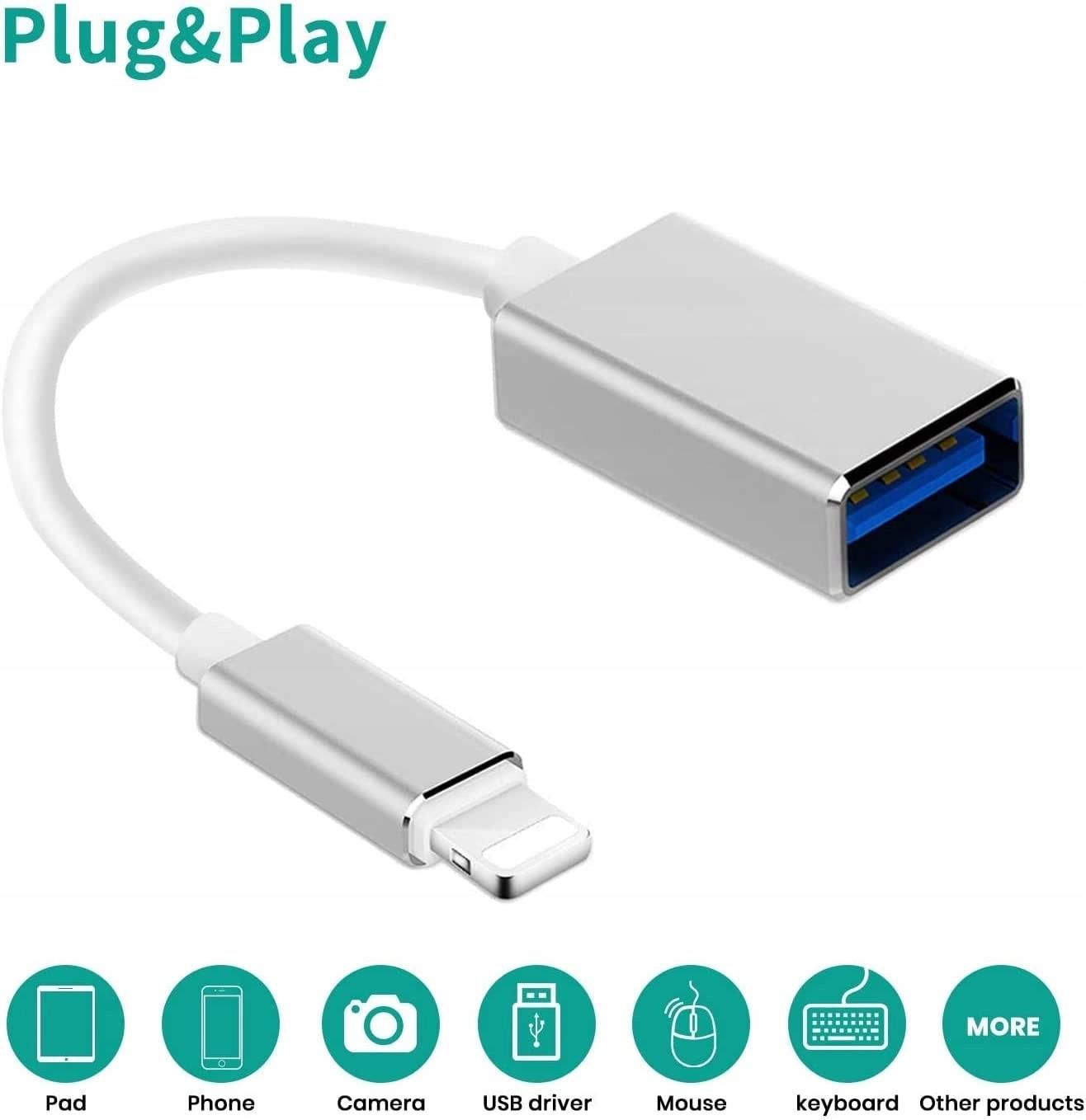 Adapter Ze Złacza Lightning Na Usb Camera Otg - Adaptery - Opinie i ...