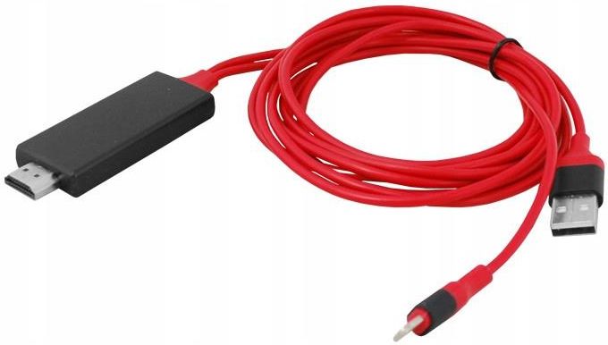 Kabel Iphone Mhl Hdmi Lightning Usb 2M - Kable - Opinie i ceny na Ceneo.pl