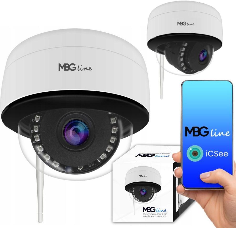 Mbg Kamera Ip Mbgline 5Mpix Wifi (MBG500DM) - Opinie i ceny na Ceneo.pl