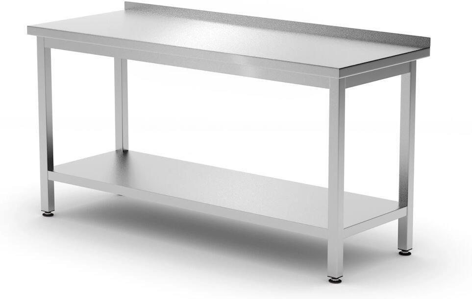 Stół Przyścienny Z Półką Skręcany Głębokość 600 Mm Hendi Kitchen Line ...