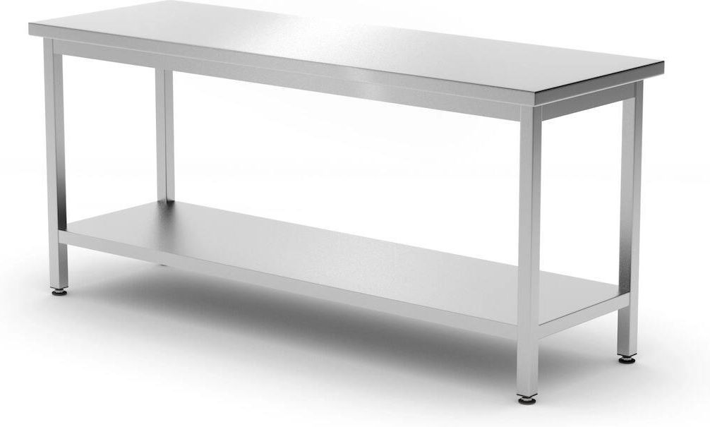 Stół Centralny Z Półką Skręcany Głębokość 600 Mm Hendi Kitchen Line ...