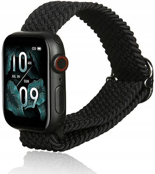 Beline Pasek Apple Watch Textile 42/44/45/49mm Cza Tworzywo Sztuczne ...