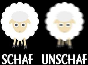 Schaf Unschaf: Notizbuch a5 punktiert mit 120 Seiten , Lustiges Geschenk Schaf Optiker Augenarzt ...