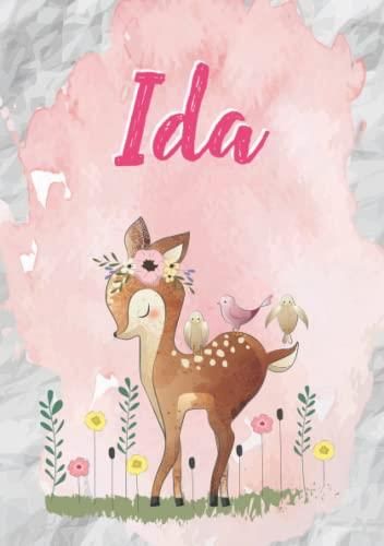 Ida: Notizbuch A5 , Personalisierter vorname Ida , Geburtstagsgeschenk ...