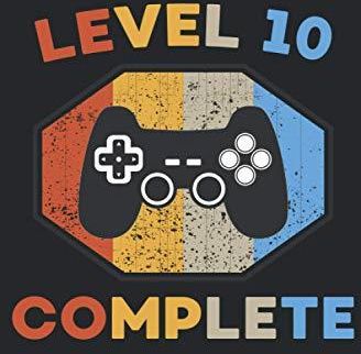 Level 10 Complete: Notizbuch für Gamer und Zocker , Geschenkidee als ...