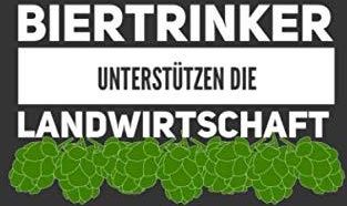 Biertrinker unterstützen die Landwirtschaft: Schönes Notizbuch mit 120 ...