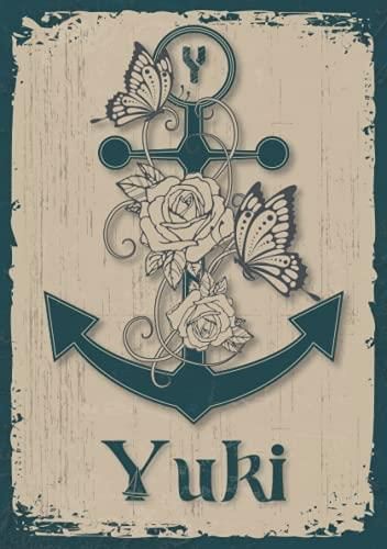Yuki: Notizbuch A5 , Personalisierter vorname Yuki , Monogramm Y ...