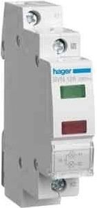 Hager Lampka Sygnalizacyjna Led 230 V Zielona+Czerwona Svn126 - Opinie i ceny na Ceneo.pl