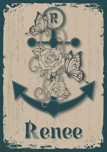 Renee: Notizbuch A5 , Personalisierter vorname Renee , Monogramm R ...