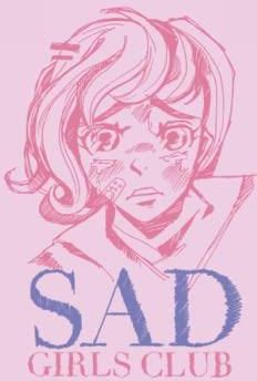 Sad Girls Club: Notizbuch Format A5 (6x9) , 120 Seiten Anime Merch ...