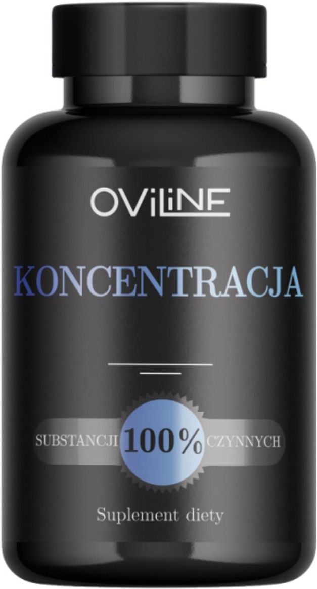 Oviline - Koncentracja, suplement diety wspierający wydajność kognitywną i fizyczną oraz ...