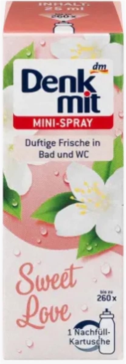 Dm Drogerie Markt Denkmit Odświeżacz Powietrza Spray Uzupełniacz Sweet ...