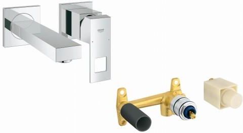 Bateria Grohe Eurocube 171mm 19895000 + 23200000 - Baterie Umywalkowe ...