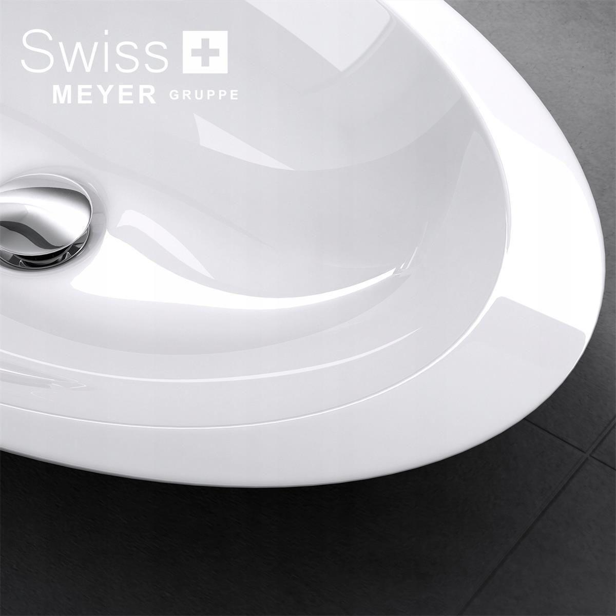 Umywalka Swiss Meyer Tulu 59x35x35 - Opinie i ceny na Ceneo.pl