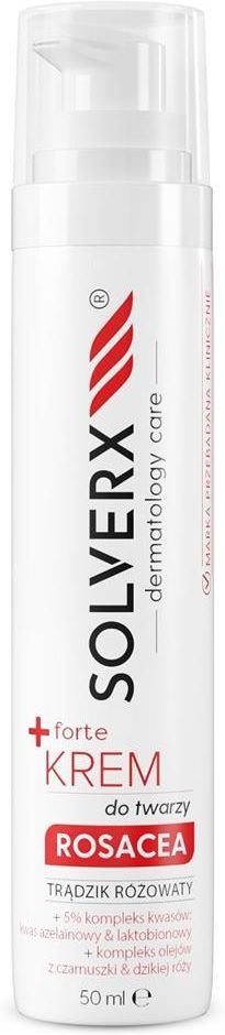 Krem do twarzy Solverx Forte Rosacea Krem Do Twarzy 50 ml - Opinie i ...