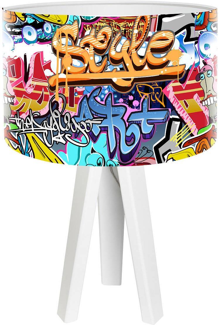 Bps Koncept Lampka Stołowa Młodzieżowa Graffiti - Opinie i atrakcyjne ...
