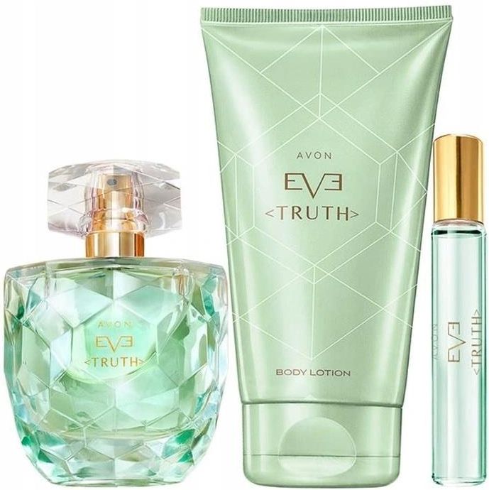 Avon Eve Truth 50 Ml Woda Perfumowana + 150 Ml Żel 10 Ml Perfumetka ...