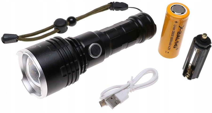 Latarka LATARKA XHP90 LED Taktyczna mocna DIODA ZOOM SOS 2512 - Ceny i ...
