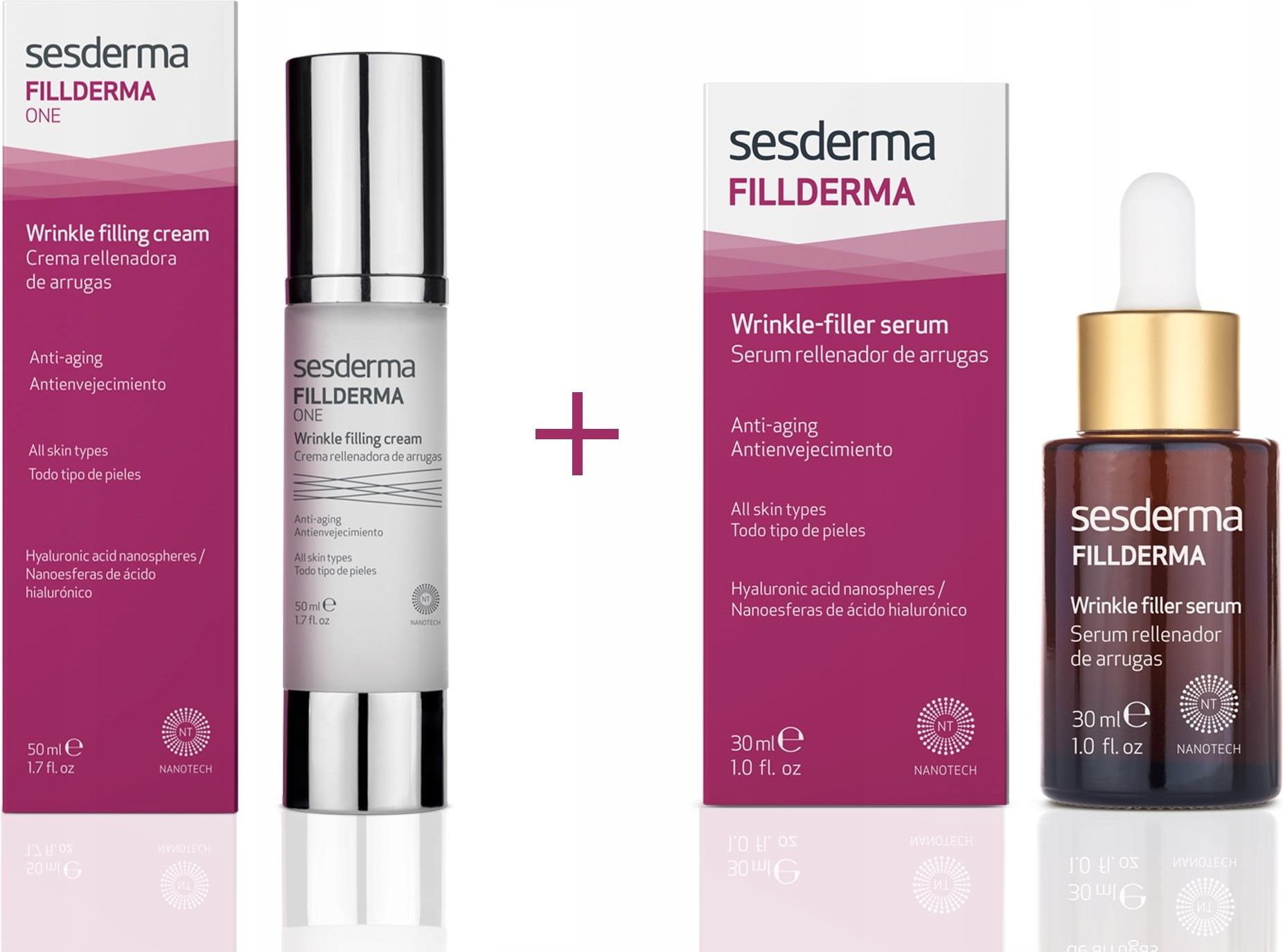 Sesderma Zestaw Fillderma Serum 30Ml + Krem 50 Ml - Opinie i ceny na ...